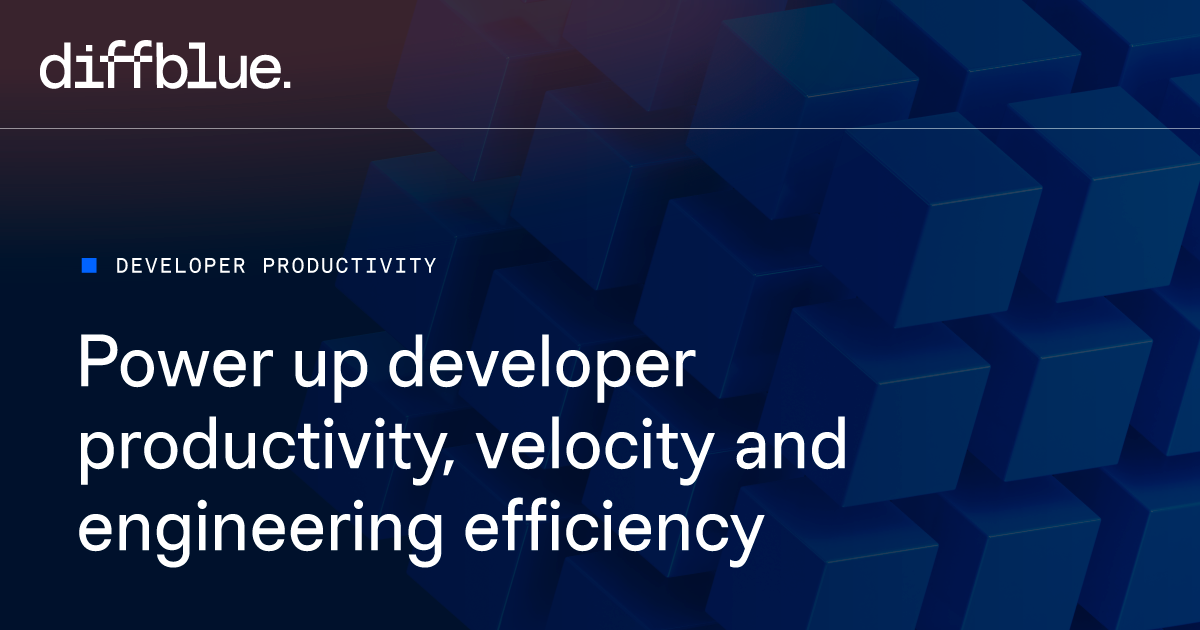 Developer Productivity - Diffblue